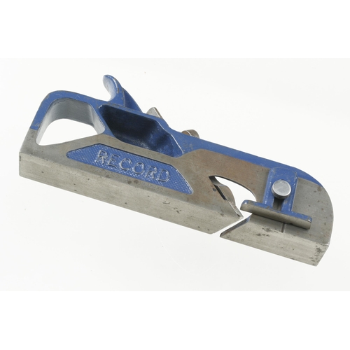 A little used RECORD No 712 rebate plane with depth stop G++