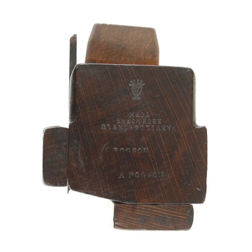 An unusually large panel raising plane by VARVILL c/w sole and side ...