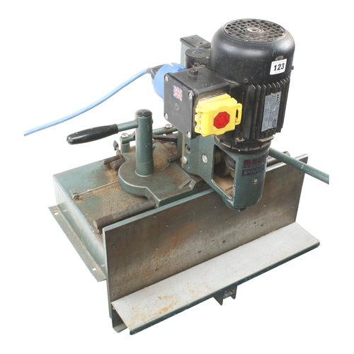A bench mounted MULTICO No PM 20 fully adjustable morticing m/c 240v ...