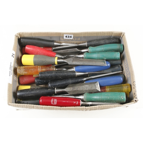 30 resin handled chisels by MARPLES, STANLEY etc G