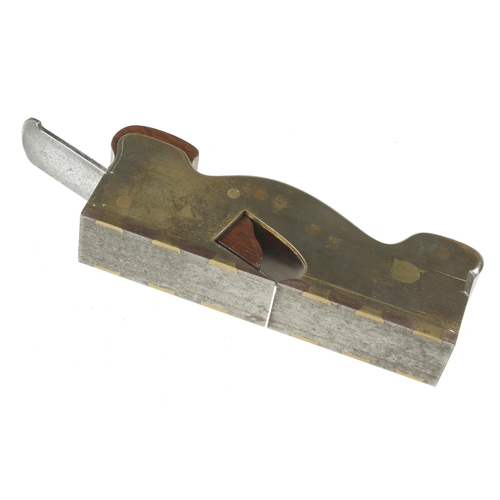 A very rare and little used gunmetal shoulder plane by SPIERS Ayr with ...