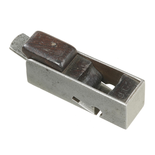A rare low angle block/rebate plane 4" x 1 1/4" with rosewood infill ...