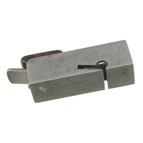 A rare low angle block/rebate plane 4" x 1 1/4" with rosewood infill ...