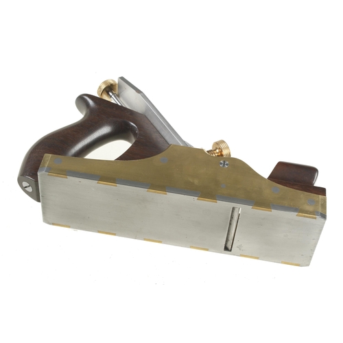 A magnificent, unused, gunmetal smoother with d/t steel sole by KARL ...