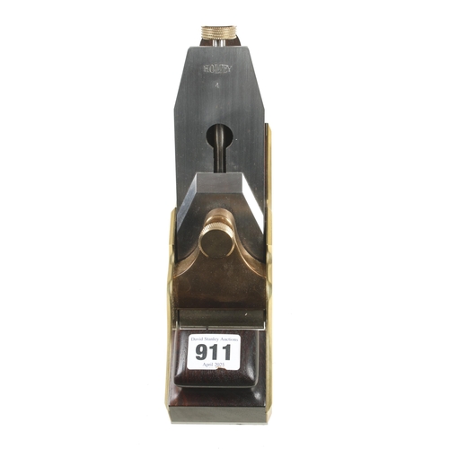 A magnificent, unused, gunmetal smoother with d/t steel sole by KARL ...