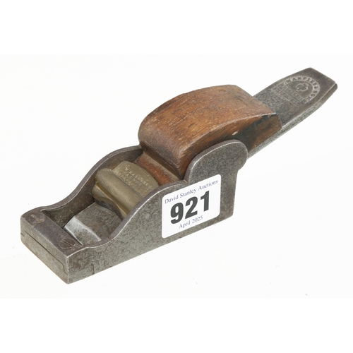 An unusually small iron chariot plane by MARPLES 3 1/2" x 1 1/2" with ...