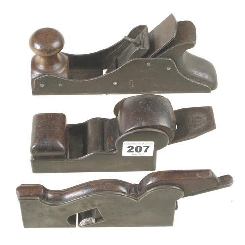A small iron rebate plane (crack to casting) and two other planes G-
