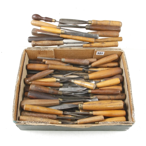 60 chisels, gouges and carving tools G