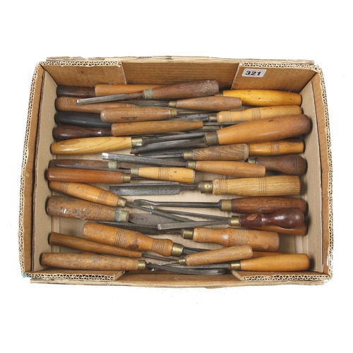 60 chisels, gouges and carving tools G