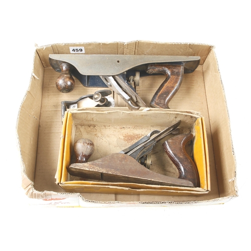 A RECORD T5 jack plane and two others G-