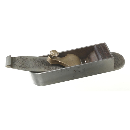 A heavy d/t steel mitre plane by SPIERS 10 3/4" x 3" with rosewood ...