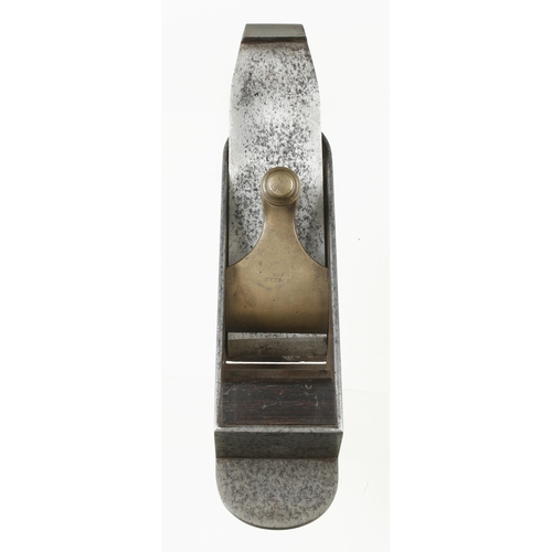 A heavy d/t steel mitre plane by SPIERS 10 3/4" x 3" with rosewood ...