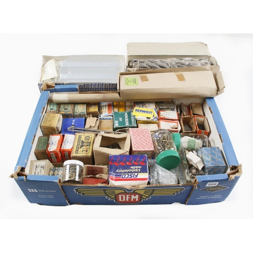 Quantity of door locks, screws, fittings etc G+