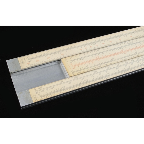 An unusual heavy alloy slide rule 19" x 3 1/2" from the Admiralty ...