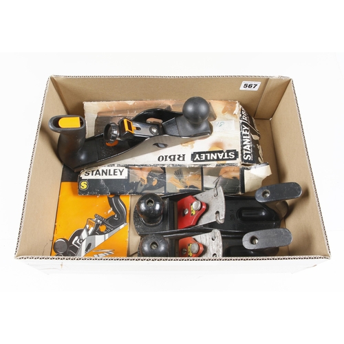 A STANLEY No RB10 in orig poor box plus Nos SB3 and SB4 planes G+