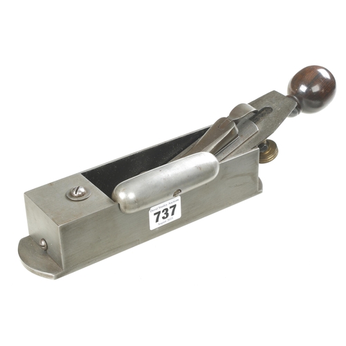 A STANLEY No 9 block plane c/w orig hotdog handle and SW iron F