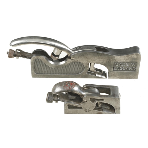 A RECORD No 042 adjustable rebate plane (small chip to mouth) and a ...