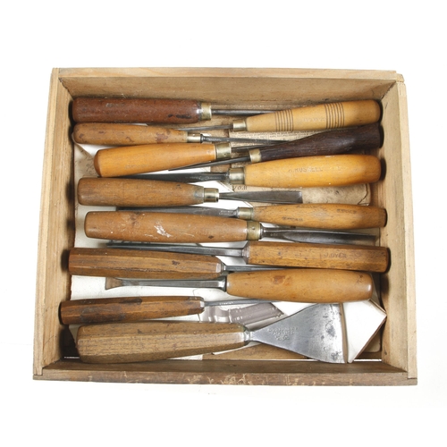 A good working set of 85 carving tools mainly by ADDIS in a lockable 6 ...