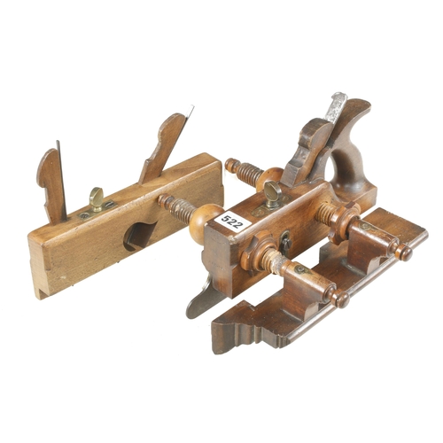 A MATHIESON No 9B screwstem plough with damaged threads and a dado plane G