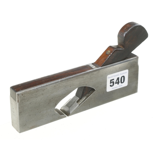 A small 3/4" iron rebate plane, repair to wedge G+