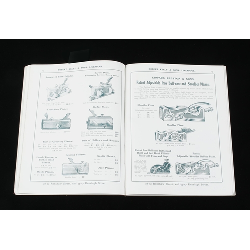 Robert Kelly & Sons Liverpool; Tools for Woodworkers c1900 including a ...