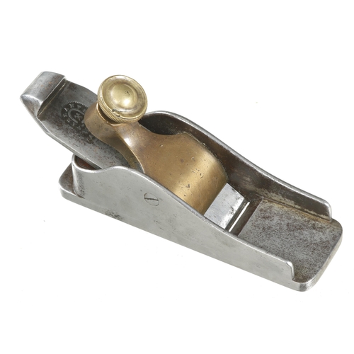 A 5" d/t steel thumb plane obviously by Spiers but not marked with orig ...