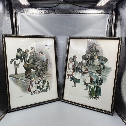 2x prints signed ronald embleton to INC "hi Jimmy Knacker + "eggy peggy"