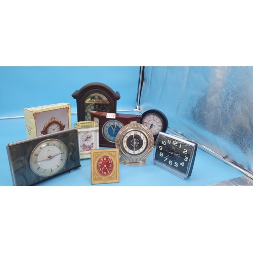 Box Of Assorted Clocks