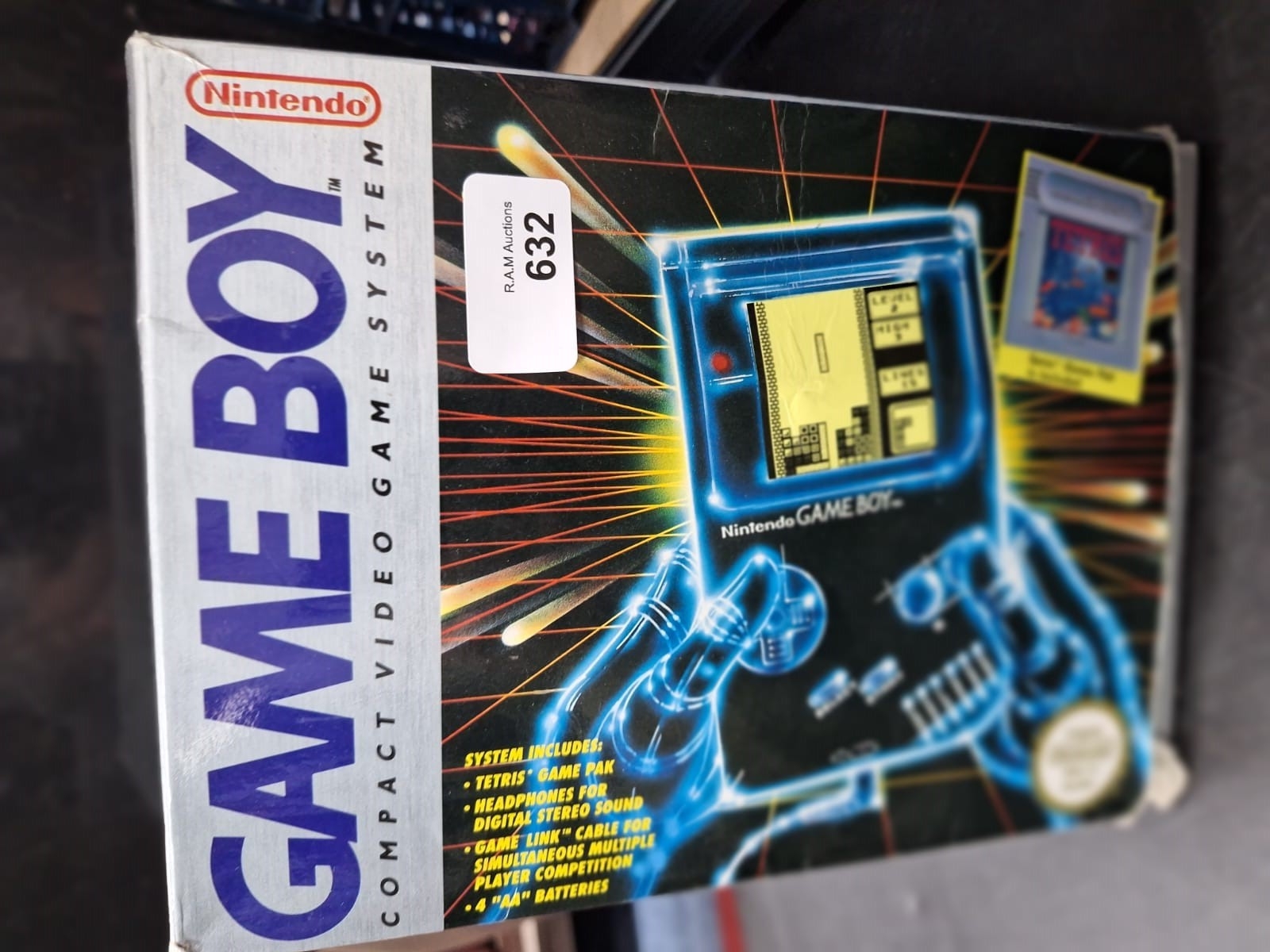 Vintage Original Gameboy Boxed With All Leads