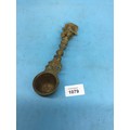 Vintage/Antique Heavy Asian Ceremonial Spoon Snake and Figure Design In ...