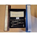 Cased Precision Instruments and 2 Cased Scientific Rulers