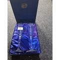 Boxed Bohemian Crystal Flutes x2