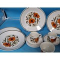 JG Meakin Retro Studio Pottery Dinner Set x 17 Pieces Dinner Plates ...