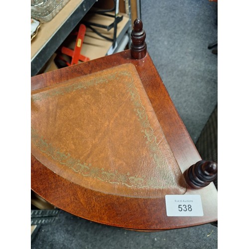 Corner Wot Not Stand With 4 Shelves