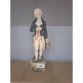 12" Victorian Dandy Figure Marked To The Base