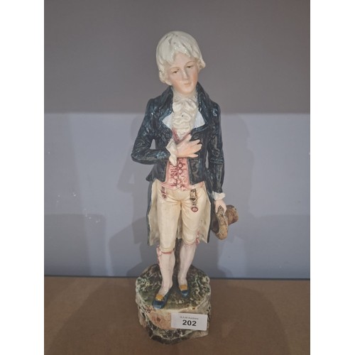 12" Victorian Dandy Figure Marked To The Base