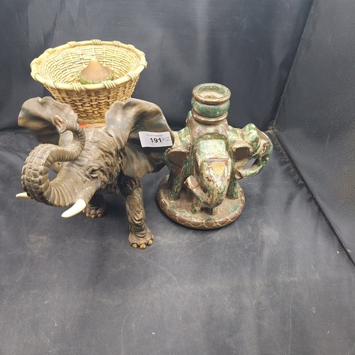 12" x 10" and 8" x 8" Elephant Stands