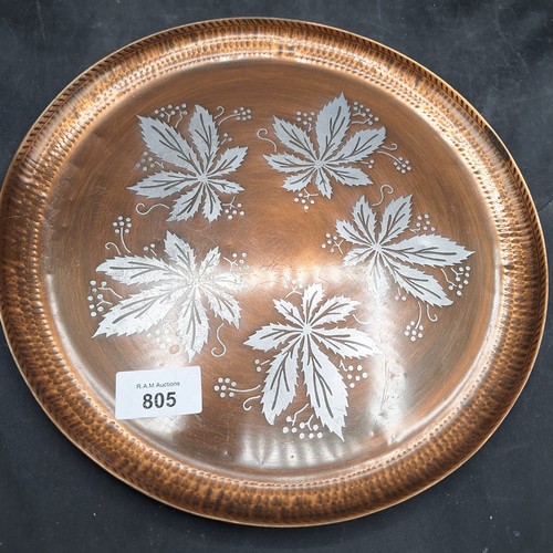 Collectable Copper and Pewter Plate