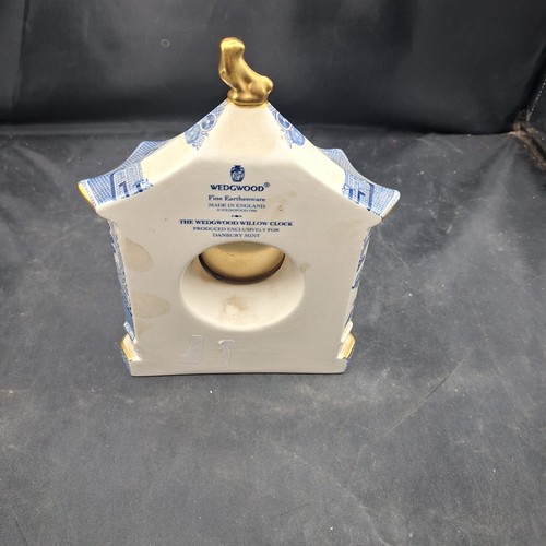Rare Wedgewood Exclusive Willow Clock Fully Marked
