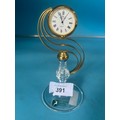 22ct Gold Killarney Ireland Crystal Clock