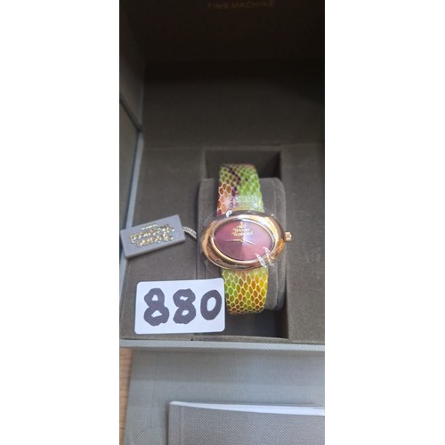 New In The Box Vivienne Westwood Time Machine Watch With Paperwork