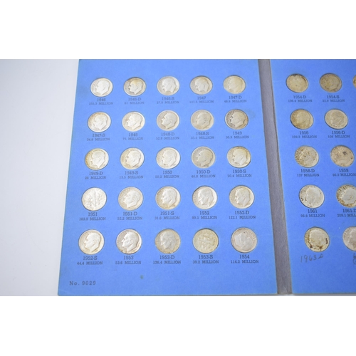 Whitman Coin Folder- Roosevelt Dime, starting 1946, to include 60 ...