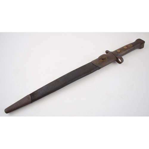 19th Century bayonet marked WD S 76, V.R 7/93 SANDERSON, SHEFFIELD. In ...