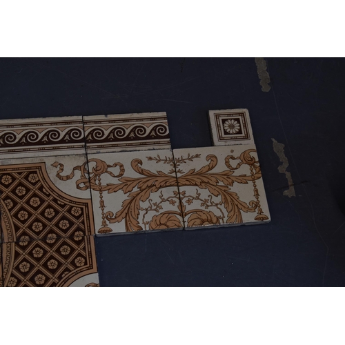 A Victorian Tile frieze, By Mintons China Works Stoke on Trent ...