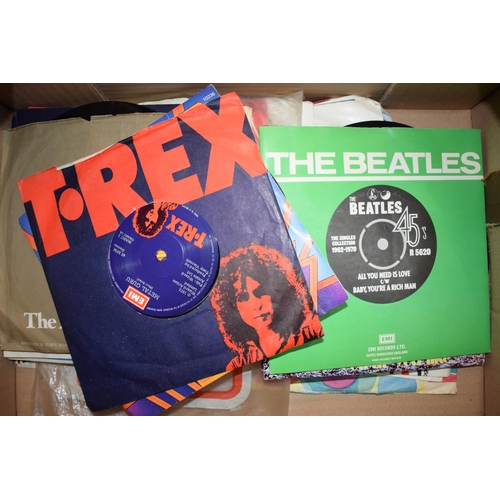 A good collection of vintage vinyl 45 single records to include ...