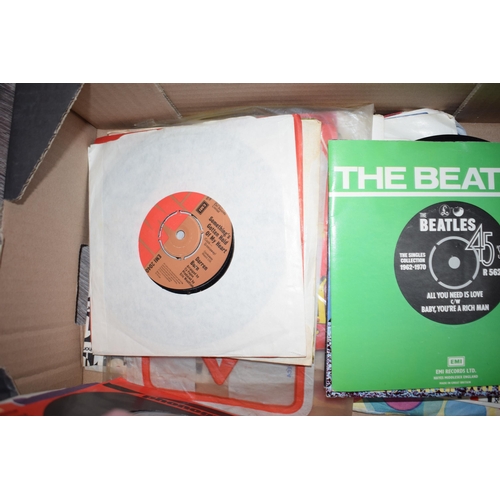 A good collection of vintage vinyl 45 single records to include ...