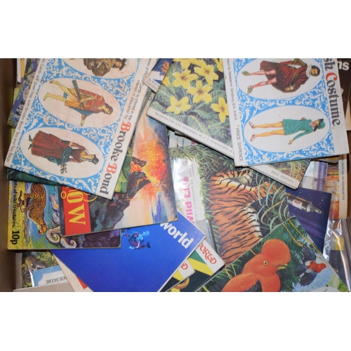 Early 20th century 'Brooke Bond' collectors card albums to include ...