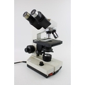 A 'Zenith' Ultra - 500LA binocular microscope. Height 36cm.