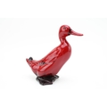 Royal Doulton Flambe Duck, 15cm tall.