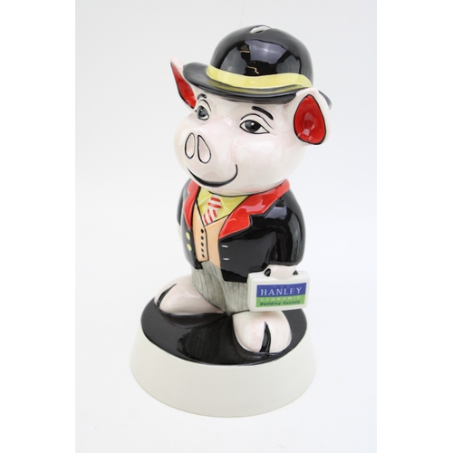 Lorna Bailey limited edition pig money box, 31/100, made for the Hanley ...